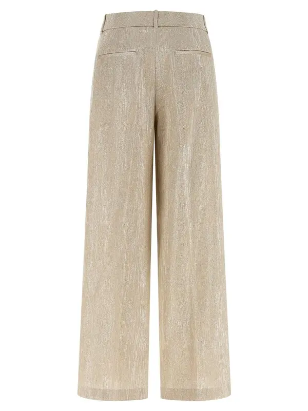 Peserico Lamé Thread Trousers