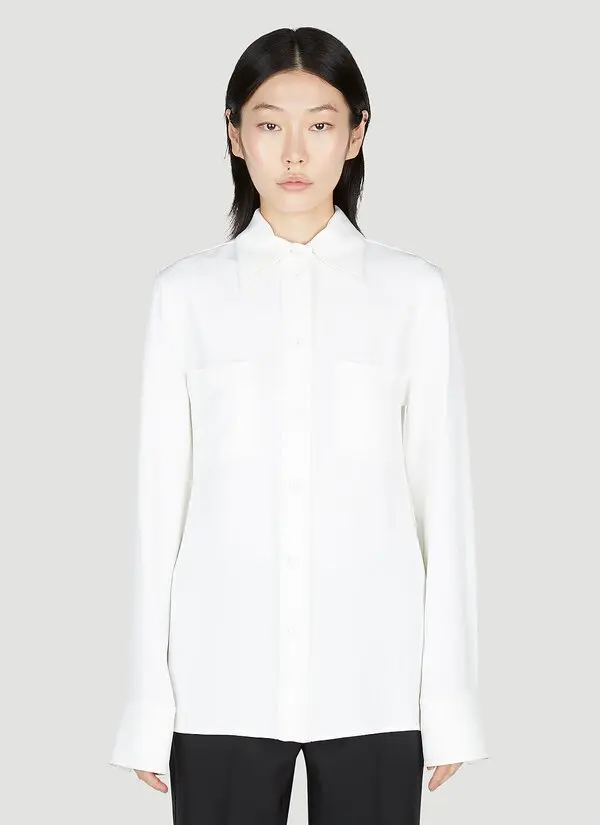 Stella McCartney Classic Technical Blend Relaxed Shirt - White