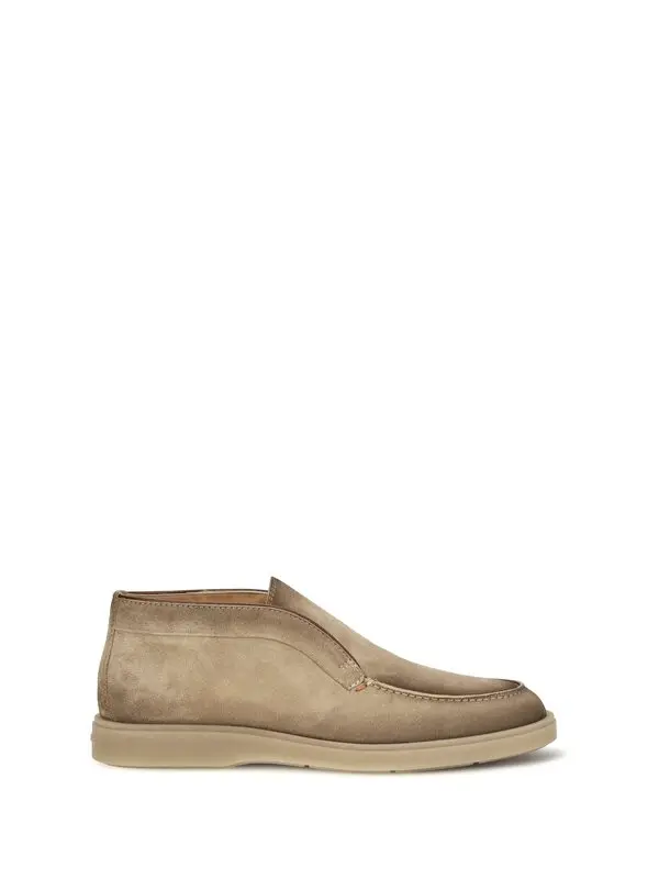 Santoni Digits Slip-on Loafers - Cream