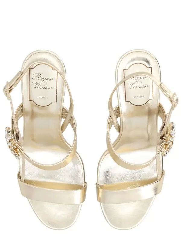 ROGER VIVIER Efflorescence Sandals - Gold