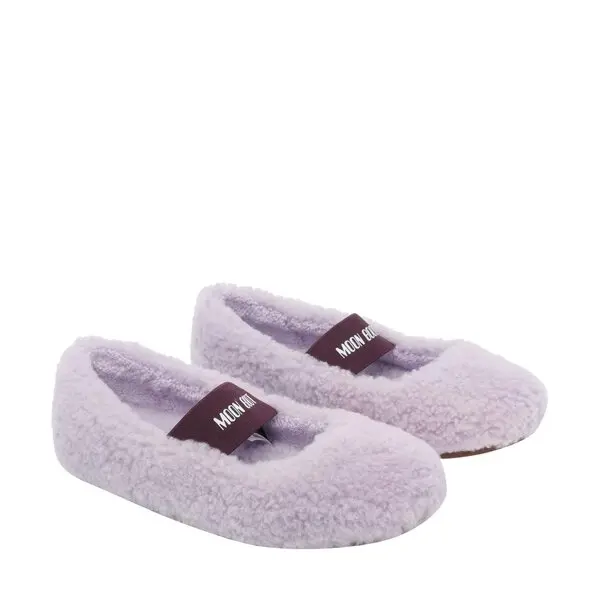 Moon Boot Shearling Flat Ballets