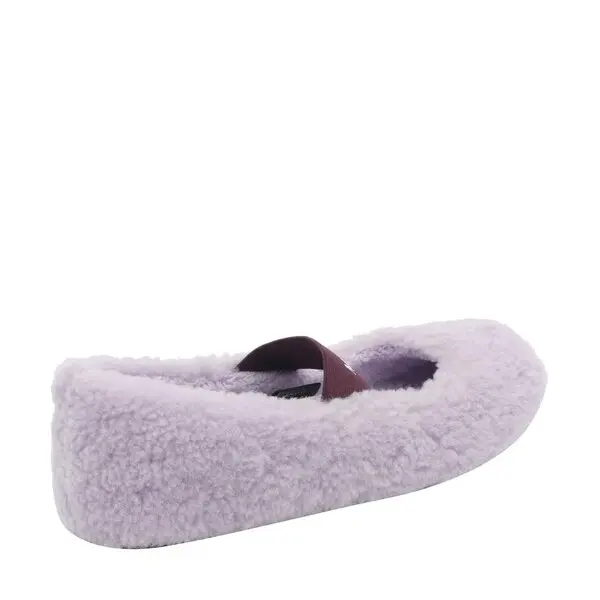 Moon Boot Shearling Flat Ballets
