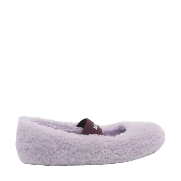 Moon Boot Shearling Flat Ballets - Purple
