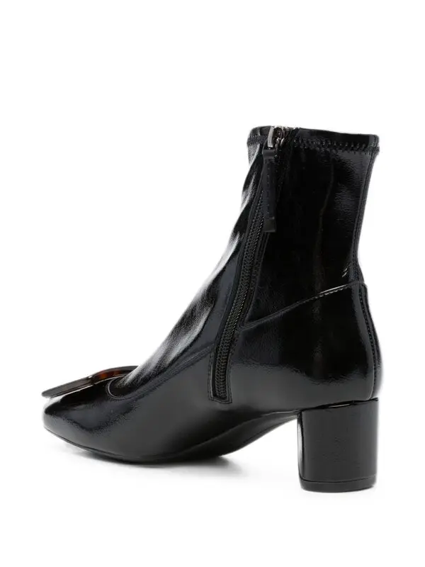 ROGER VIVIER Roundy Turtle Leather Boots