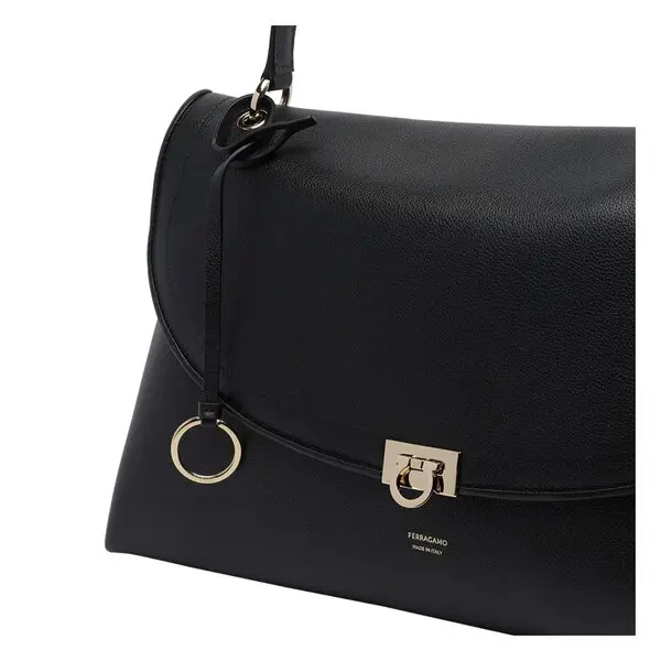 FERRAGAMO Sofia Shoulder Bag - Black