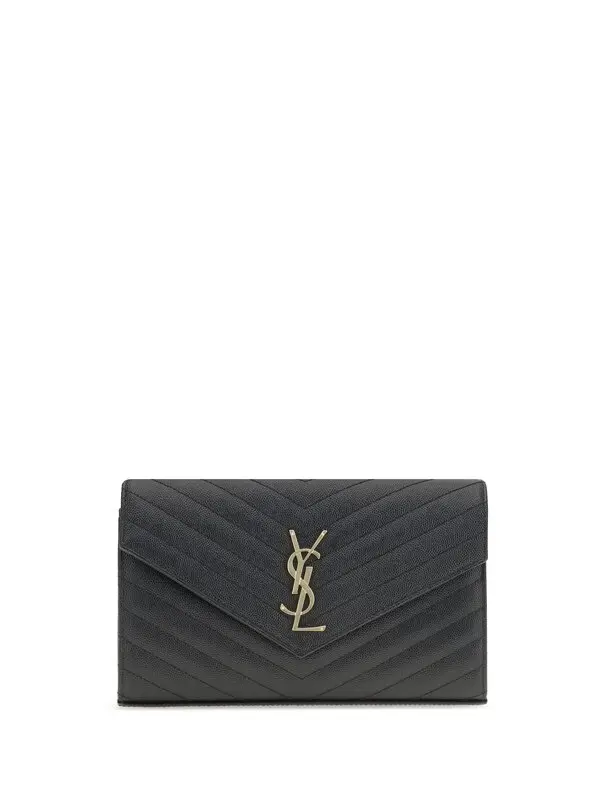 Saint Laurent Logoed Shoulder Bag - Black