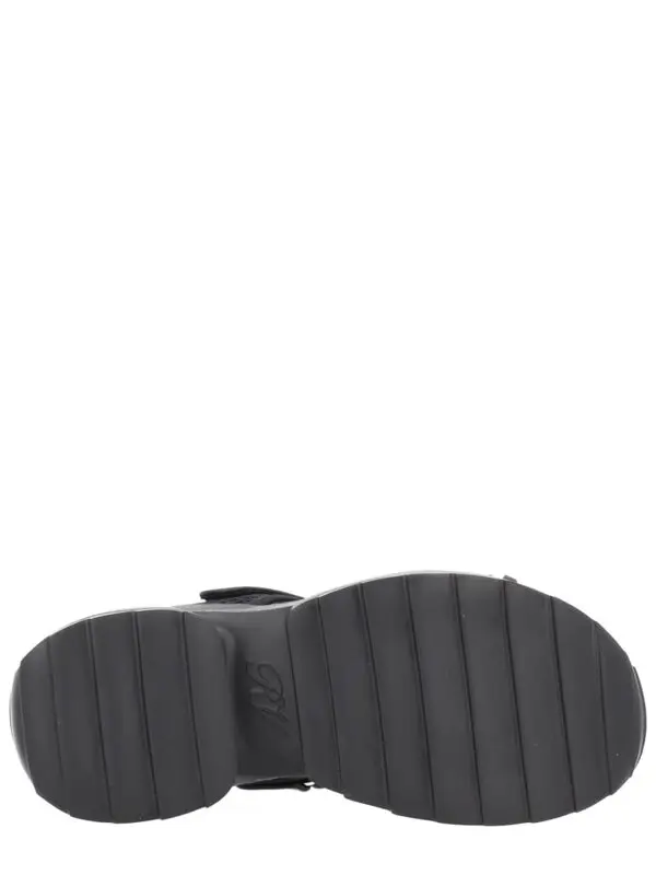 ROGER VIVIER Viv On The Run Sandals - Black