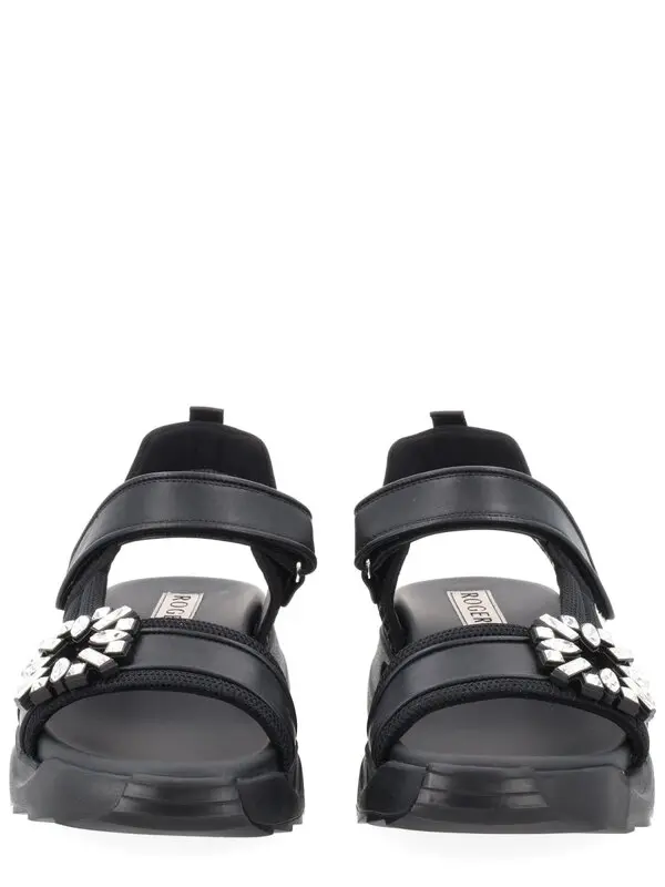 ROGER VIVIER Viv On The Run Sandals