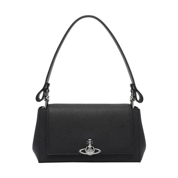 VIVIENNE WESTWOOD Medium Hazel Shoulder Bag - Black