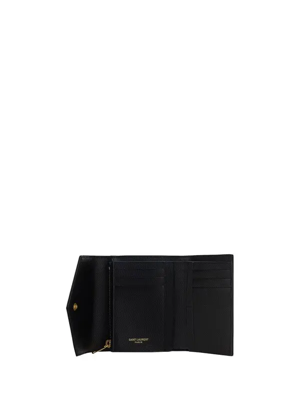 Saint Laurent Cassandre Matelassé Wallet