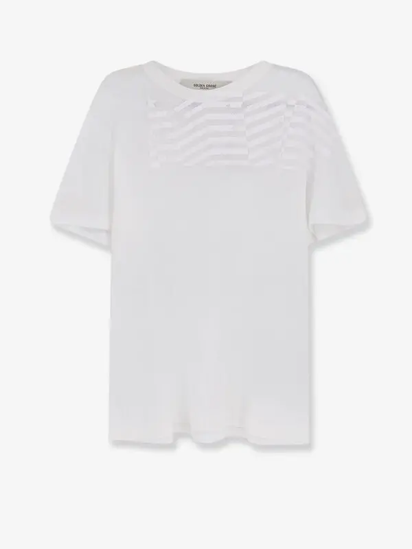 GOLDEN GOOSE Lyocell T-shirt - White