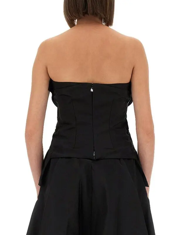 Alexander McQueen Strapless Corset Top