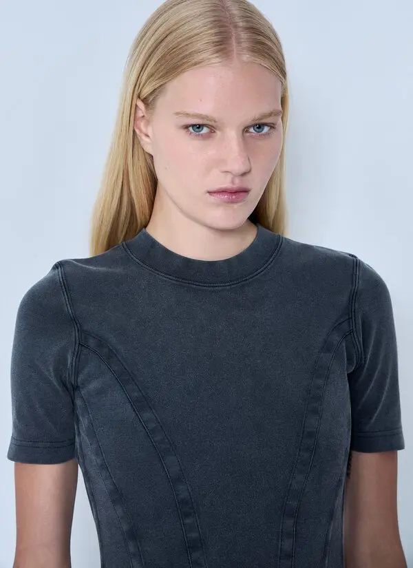 Balenciaga Cotton Jersey T-shirt - Blue