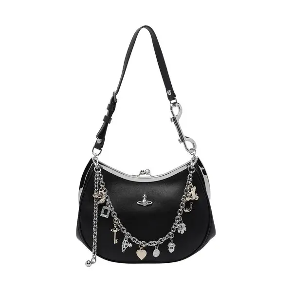 VIVIENNE WESTWOOD Charm Frame Purse - Black