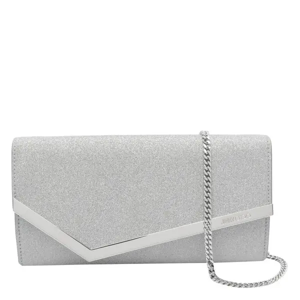 JIMMY CHOO Emmie Pochette - Silver