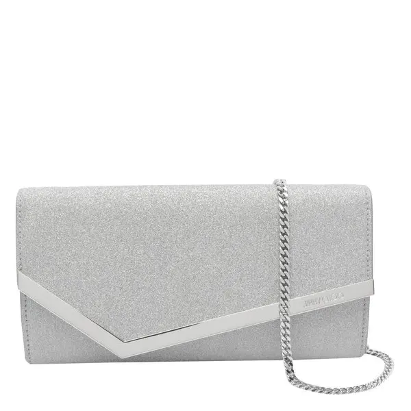 JIMMY CHOO Emmie Pochette - Silver