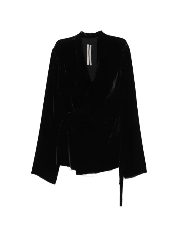Rick Owens Velvet Cardigan - Multicolor
