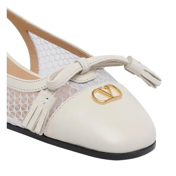 Valentino Garavani Valet Du Roi Slingbacks - White