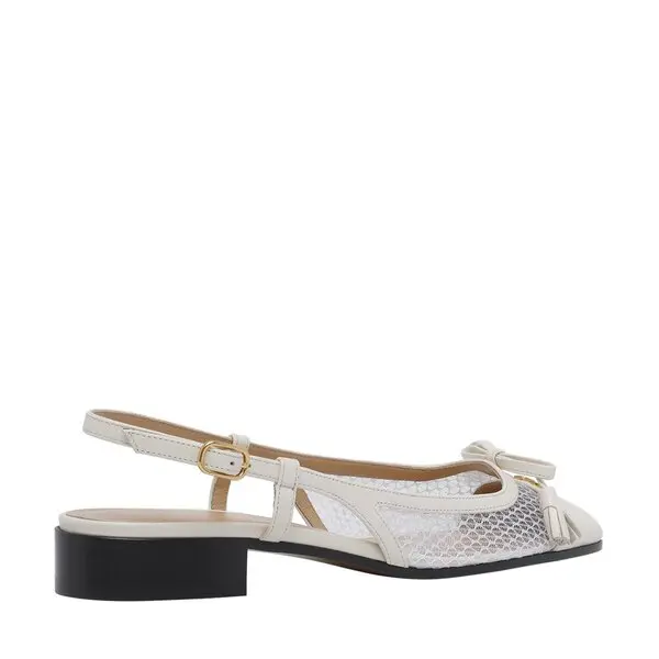 Valentino Garavani Valet Du Roi Slingbacks - White