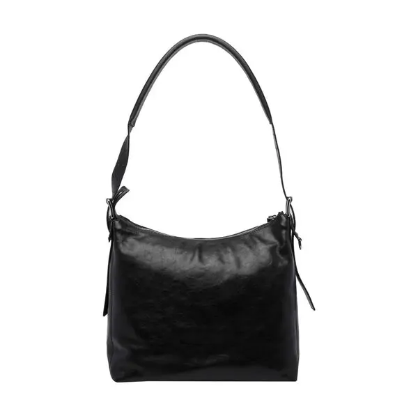LEMAIRE Small Belted Hobo Bag - Brown