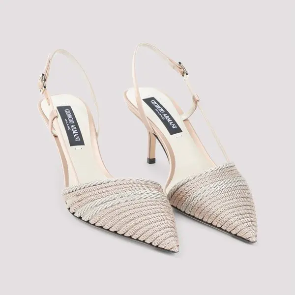 Giorgio Armani Satin Slingback - Multicolor
