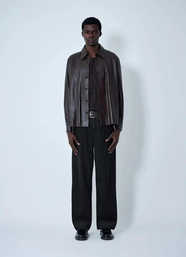 Our Legacy Leather Shirt
