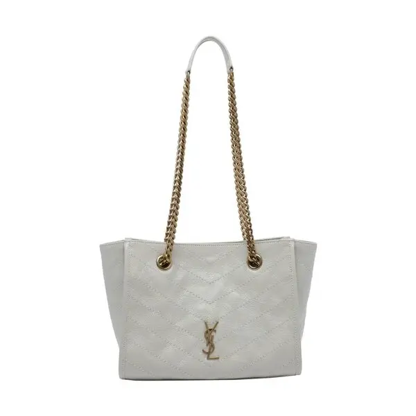 Saint Laurent Small Niki Shopping Bag - White