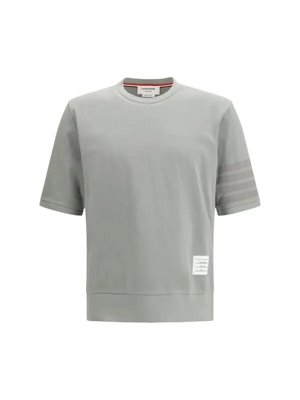 Thom Browne 4-bar Cotton Jersey T-shirt