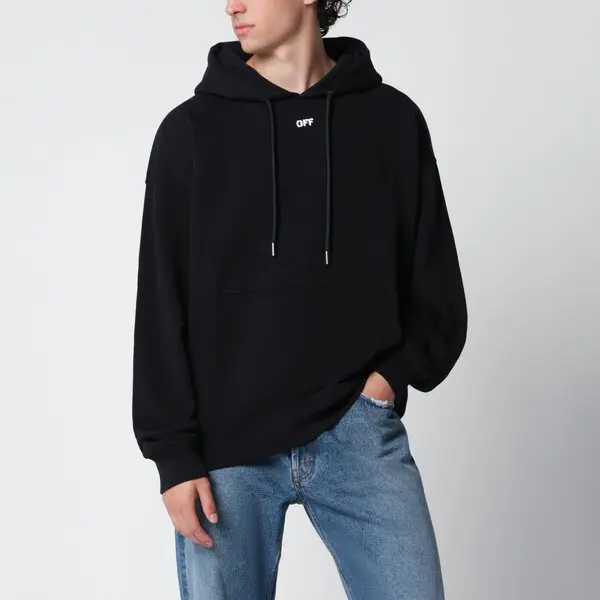 Off-White Hoodie With Arrow Print