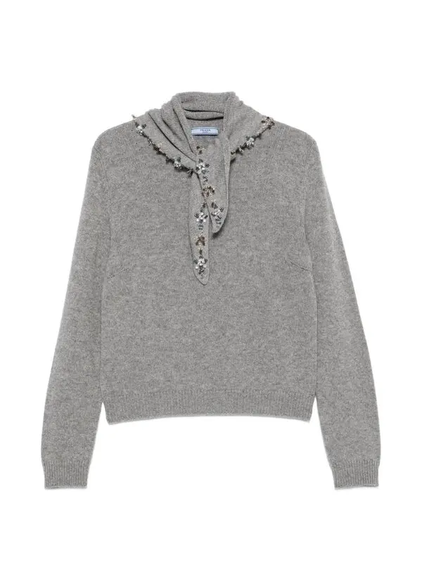 Prada Cashmere Crewneck Sweater