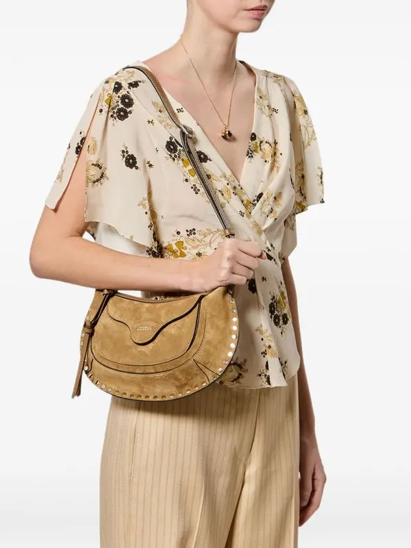 Isabel Marant Étoile Moon Pocket Leather Shoulder Bag - Multicolor