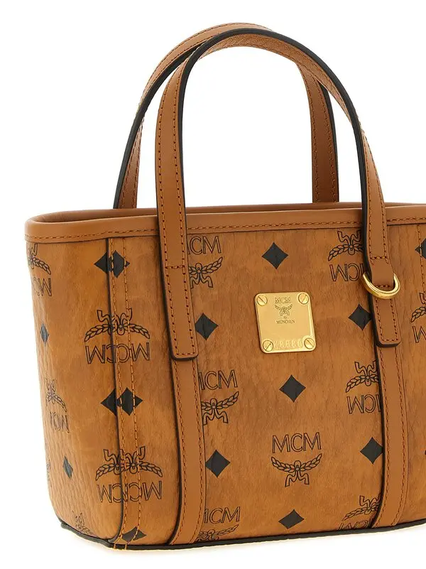 Mcm Toni' X-mini Shopping Bag - Brown