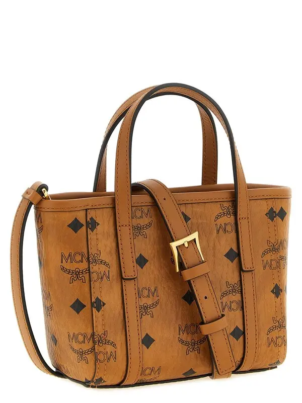 Mcm Toni X-mini Shopping Bag - Brown