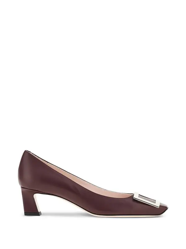 ROGER VIVIER Trompette Leather Pumps