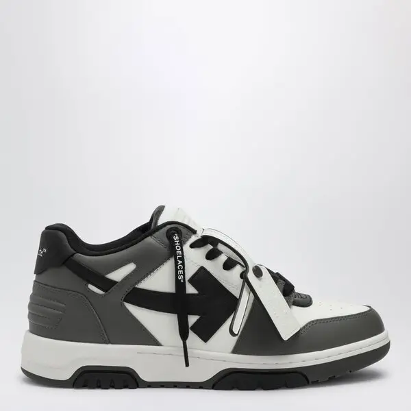 Off-White Out Of Office Sneakers In Dark Grey/white/black - Gray