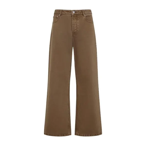 AMI Paris Large Fit Jeans - Brown