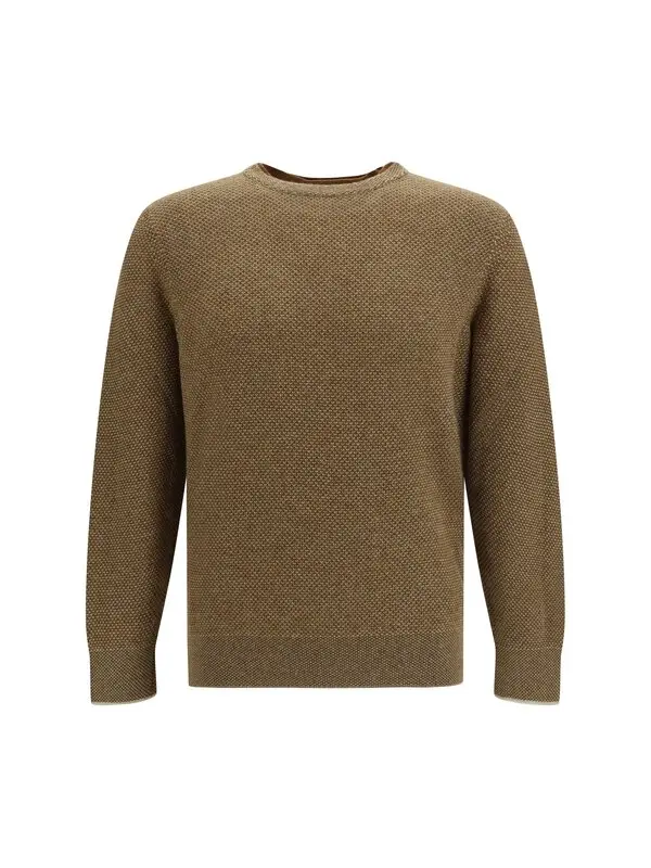 Loro Piana Varallo Crew Neck Sweater - Brown