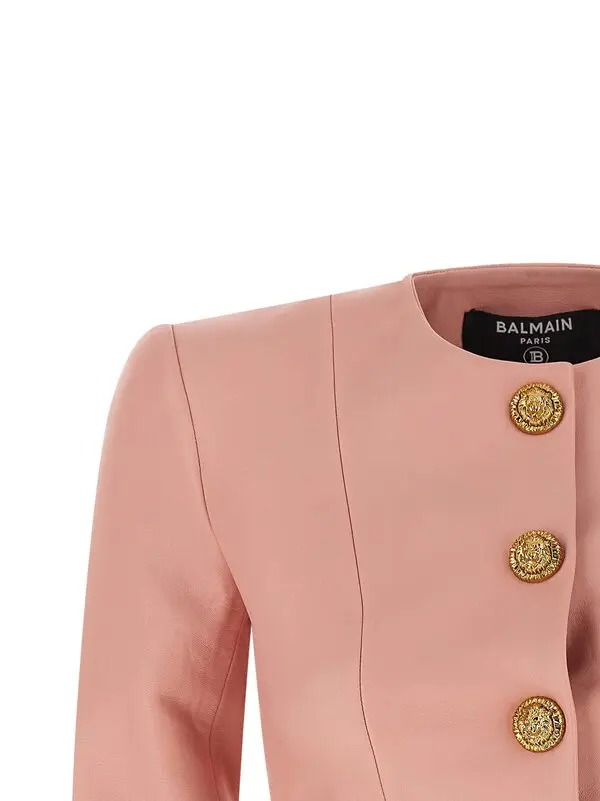 Balmain Testa Di Leone' Bolero Blazer