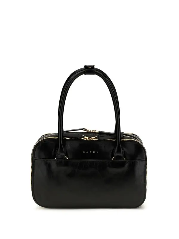 Marni Small Boxyne Handbag - Black