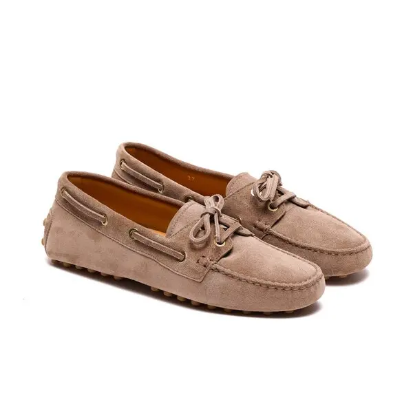 TOD'S Gommino Suede Boat Loafers