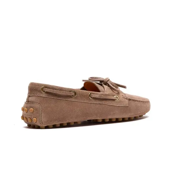 TOD'S Gommino Suede Boat Loafers