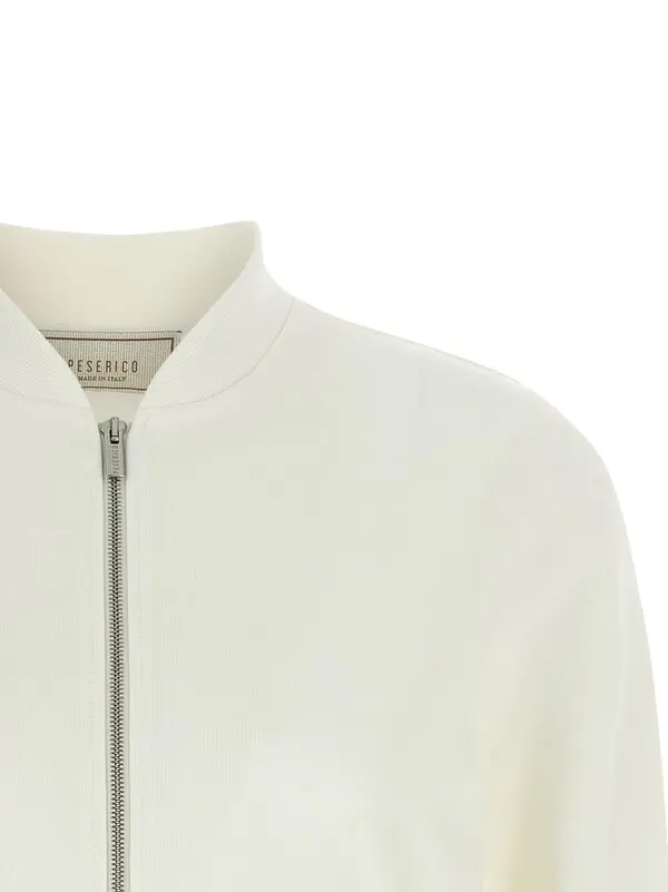 Peserico Punto Luce' Sweatshirt - White