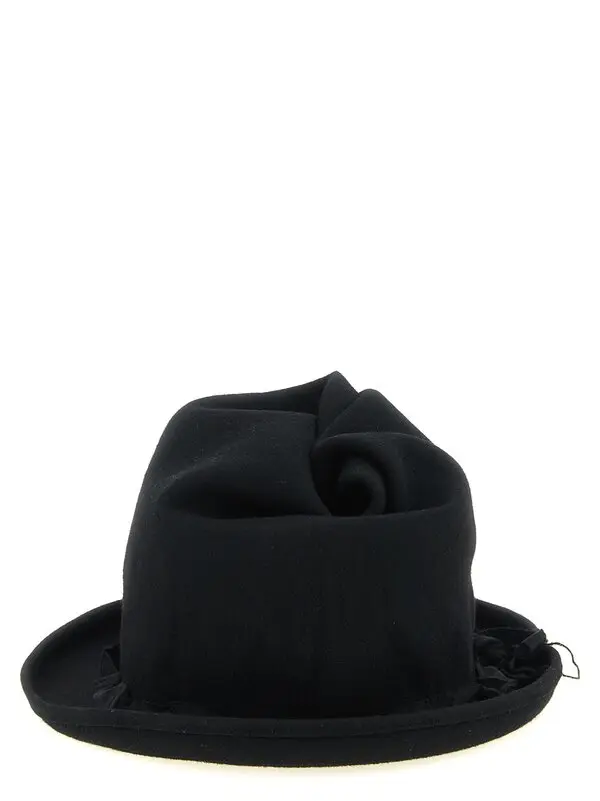 Yohji Yamamoto Sculptural Crown Hat