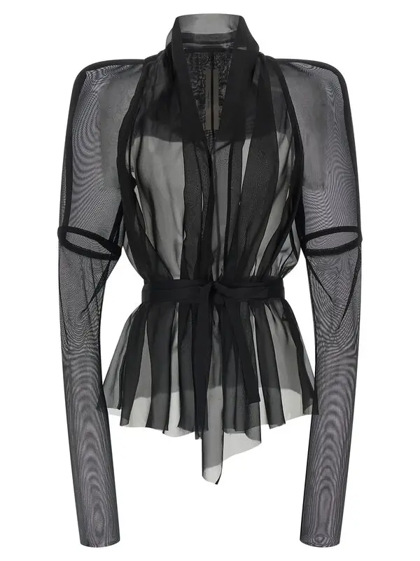 Rick Owens Combo Metro' Jacket - Black