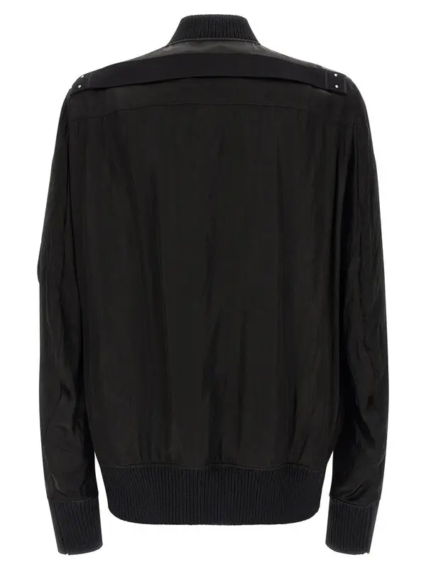 Rick Owens Classic Flight' Bomber Jacket - Black