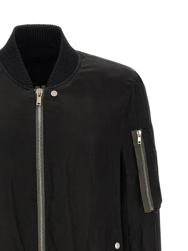Rick Owens Classic Flight' Bomber Jacket - Black