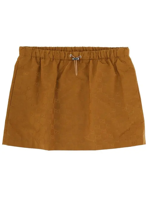 Gucci Miniskirt With Gg Texture