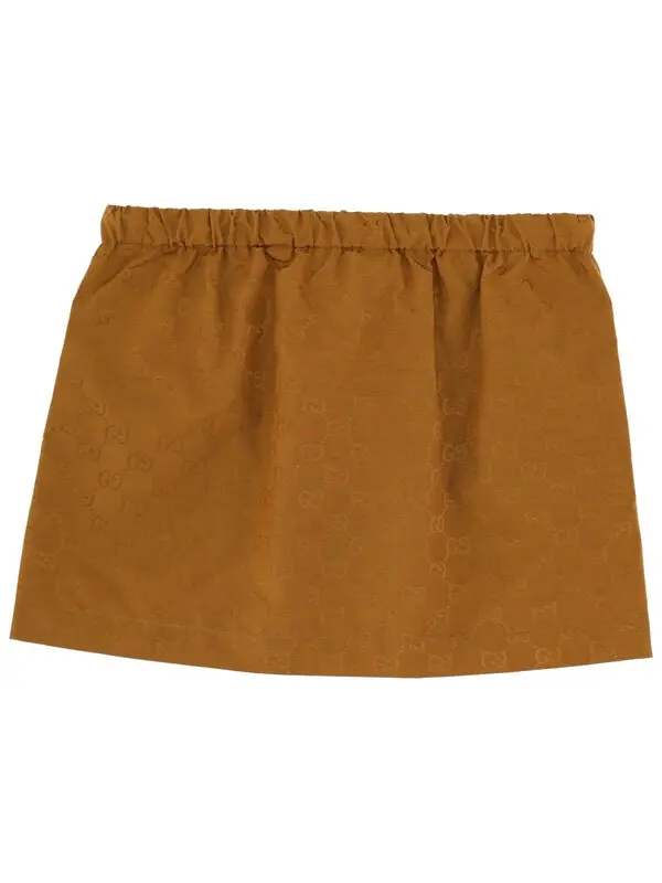 Gucci Miniskirt With Gg Texture