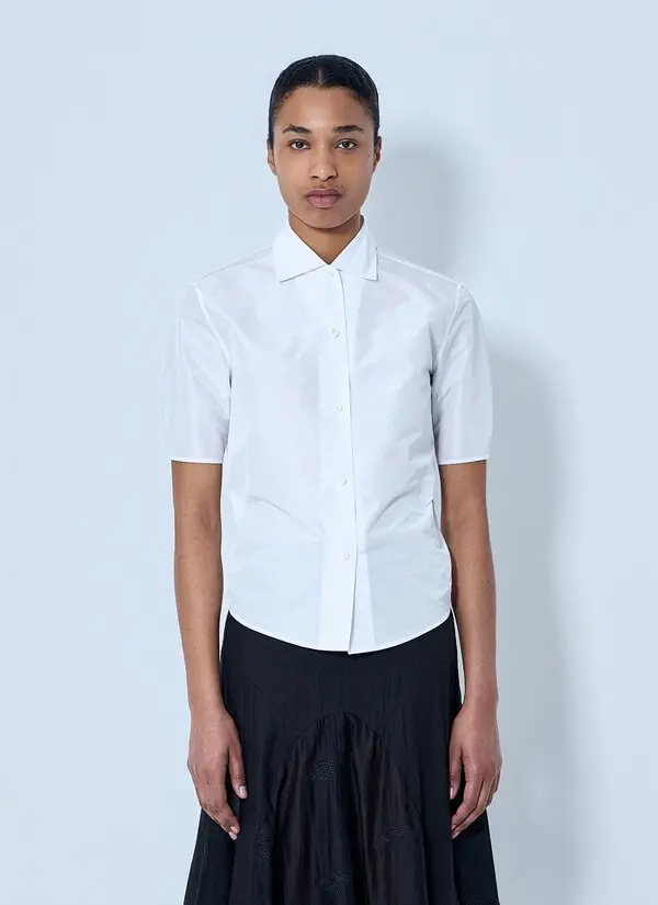 JIL SANDER Cotton Poplin Shirt - White