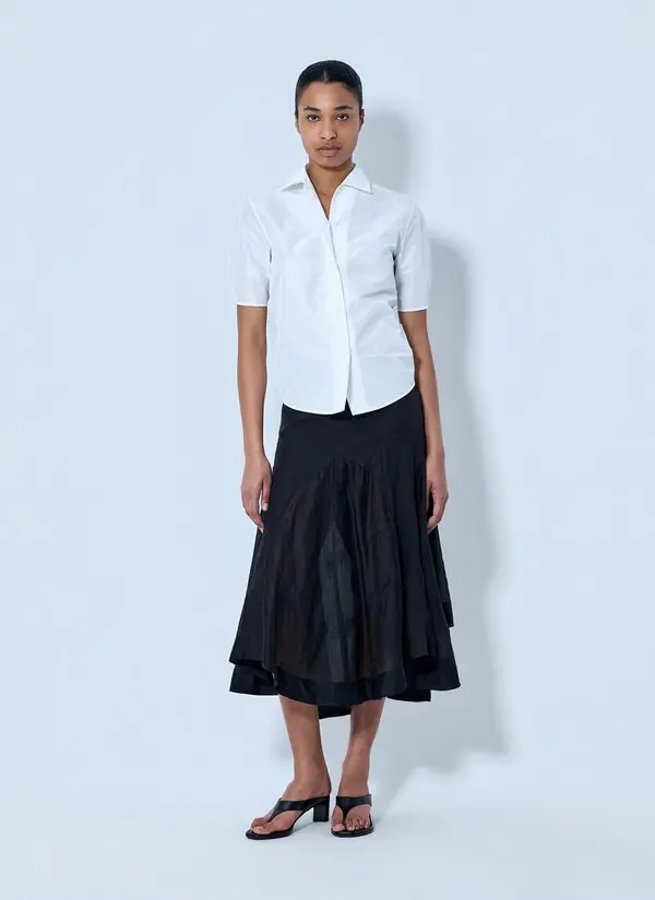 JIL SANDER Cotton Poplin Shirt - White